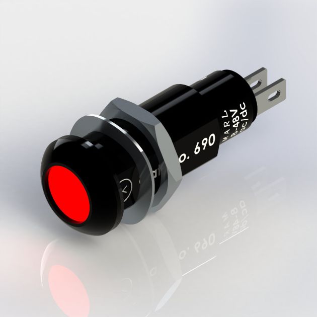 690 Series UL Certified Sealed LED Panel Indicator | MARL International